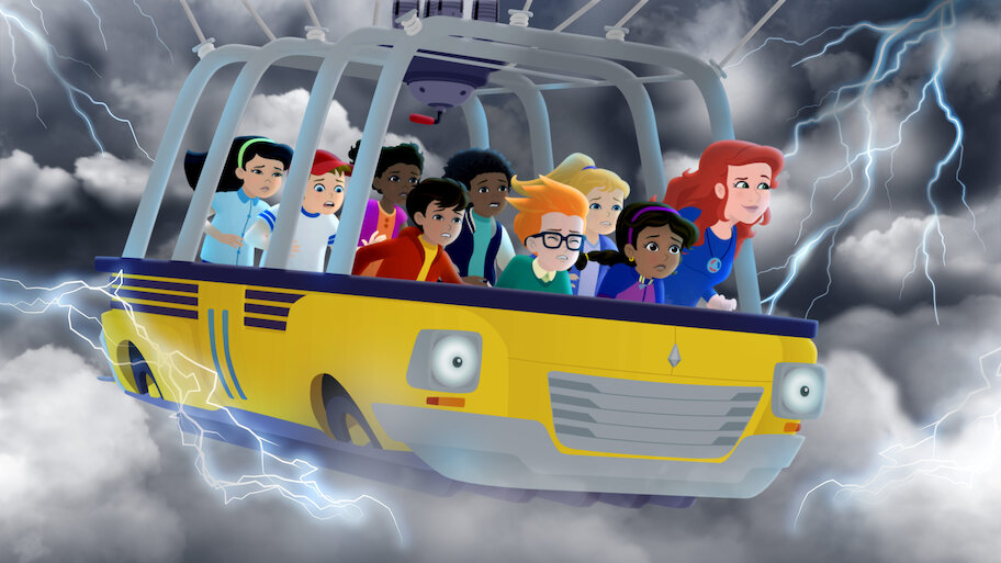 Cartoon Magische Schoolbus