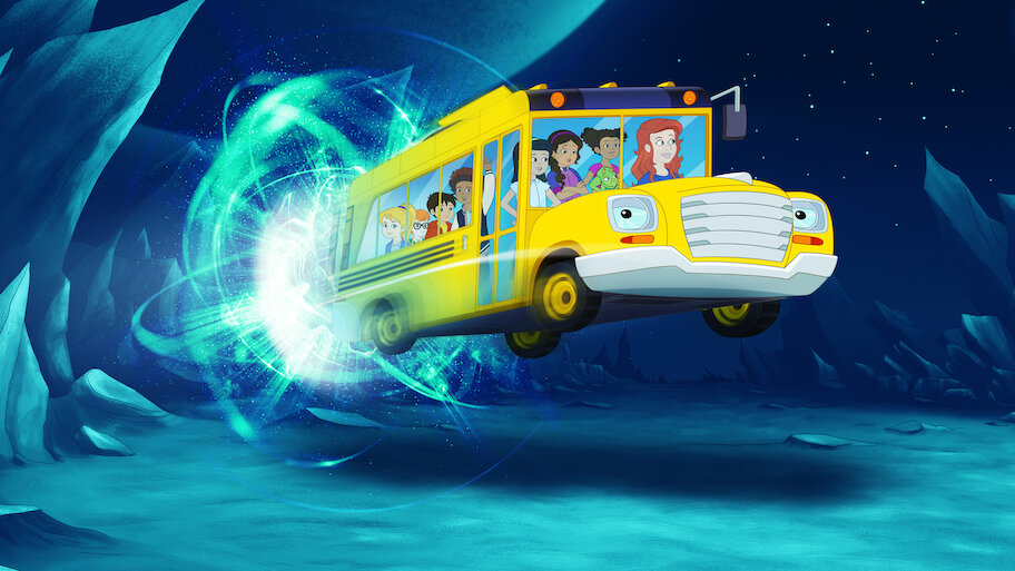 Cartoon Magische Schoolbus