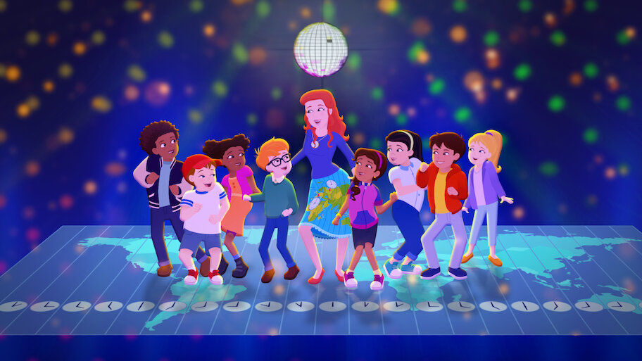 Cartoon Magische Schoolbus