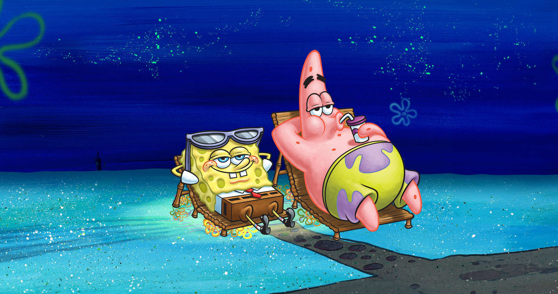 Sfondo Di Spongebob Squarepants E Amici